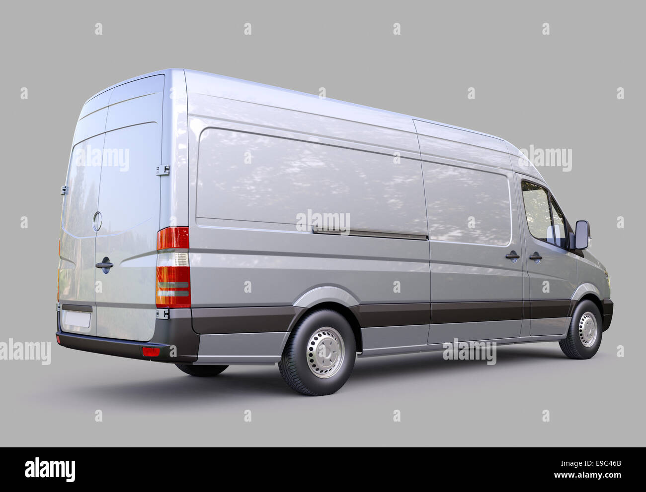 Grey van hi-res stock photography and images - Alamy