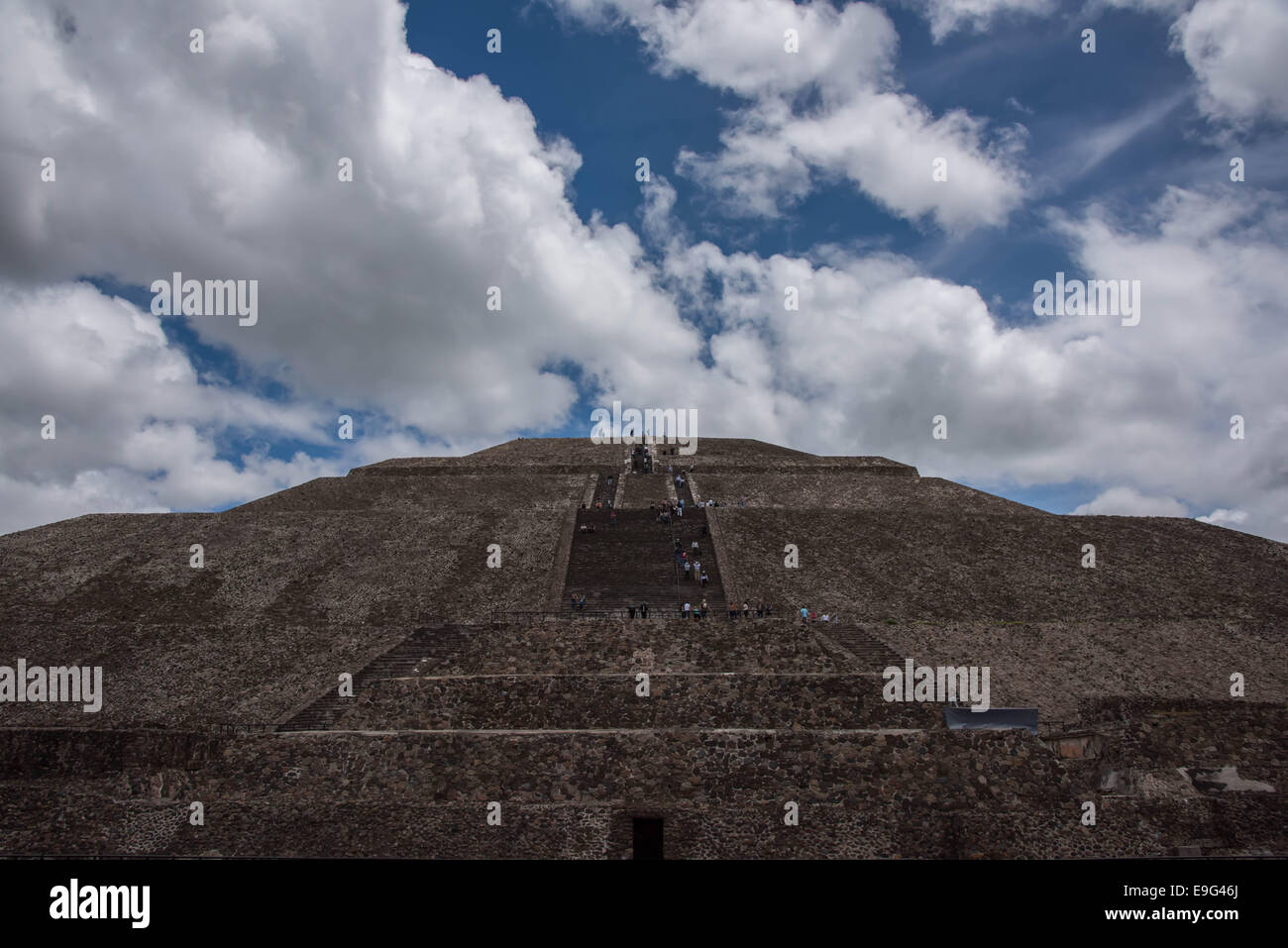 Pyramid of Sun,Teotihuacan,Mexico Stock Photo - Alamy