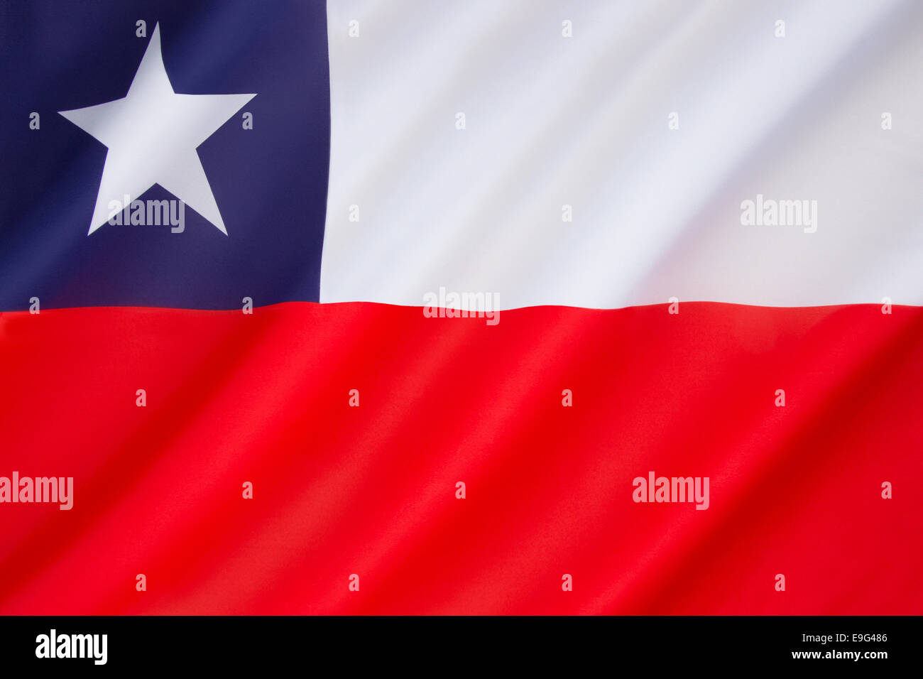 Flag of Chile Stock Photo - Alamy