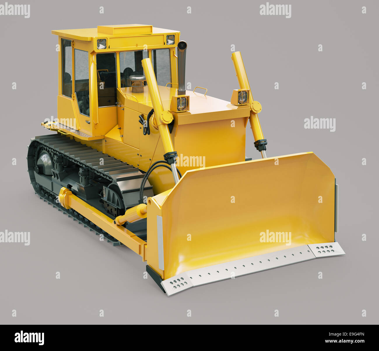 Heavy crawler bulldozer Stock Photo - Alamy