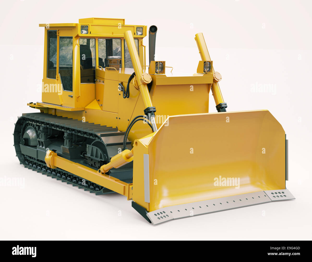 Heavy crawler bulldozer Stock Photo - Alamy
