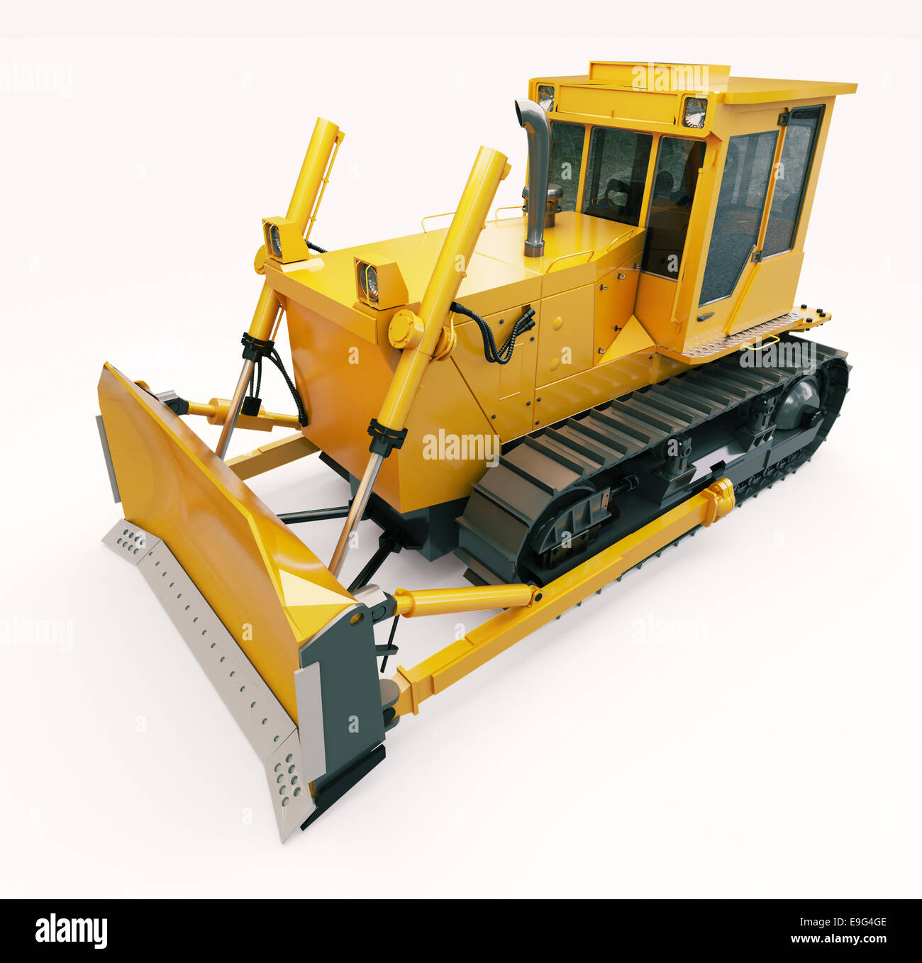 Heavy crawler bulldozer Stock Photo - Alamy