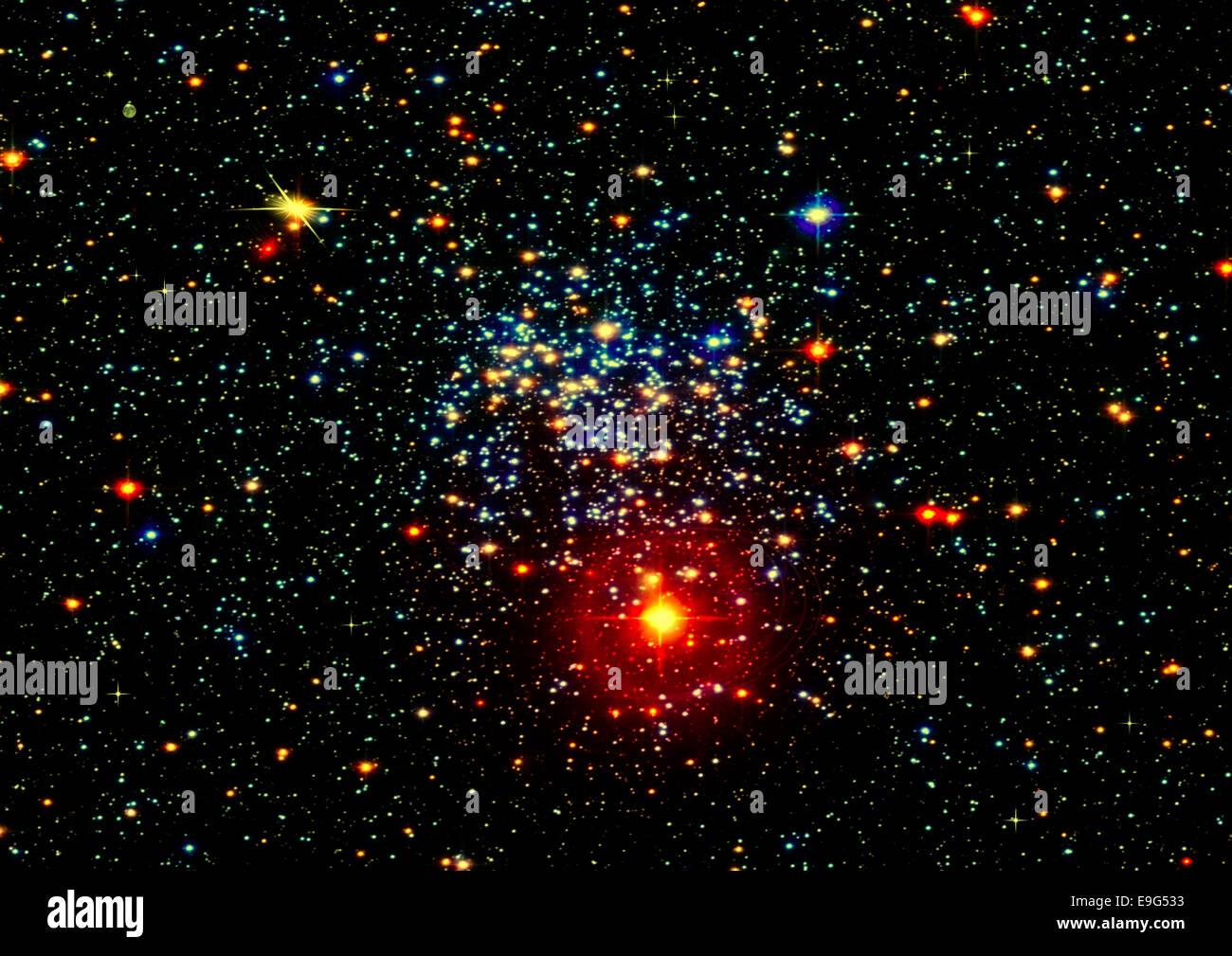 Star field in space Stock Photo - Alamy