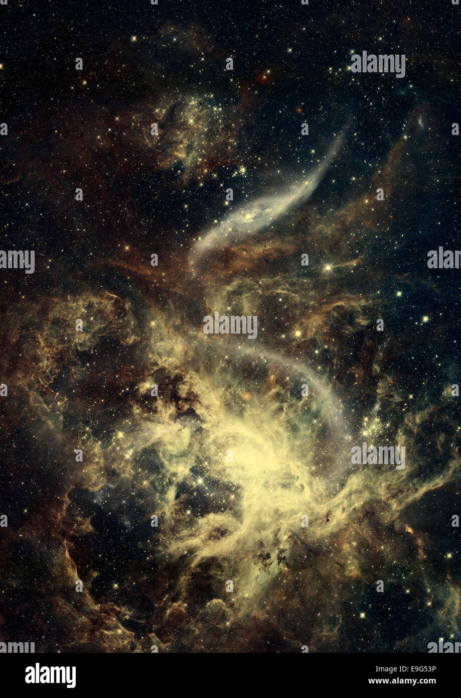 Star field in space Stock Photo - Alamy