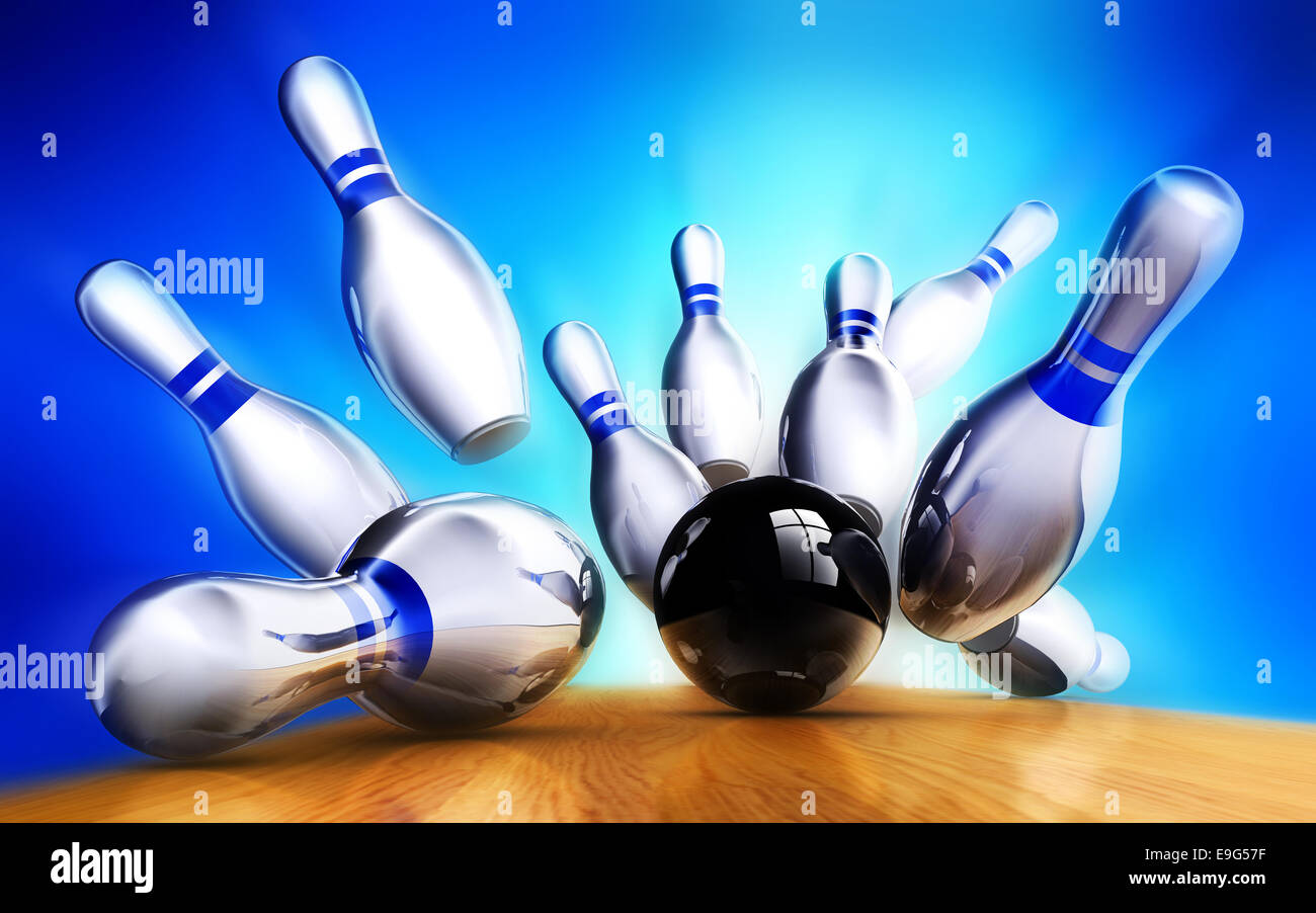 Team bowling hi-res stock photography and images - Alamy