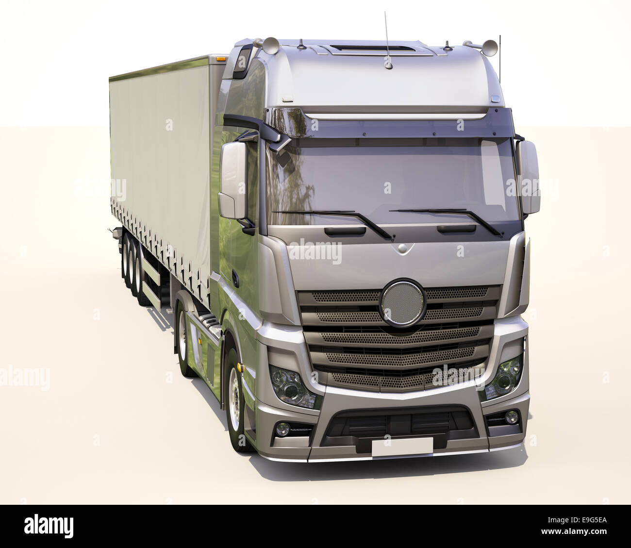 Caterpillar semi trailer truck hi-res stock photography and images - Alamy