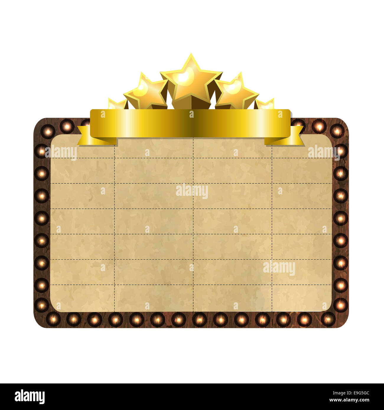 Vintage film cinema elements Cut Out Stock Images & Pictures - Alamy