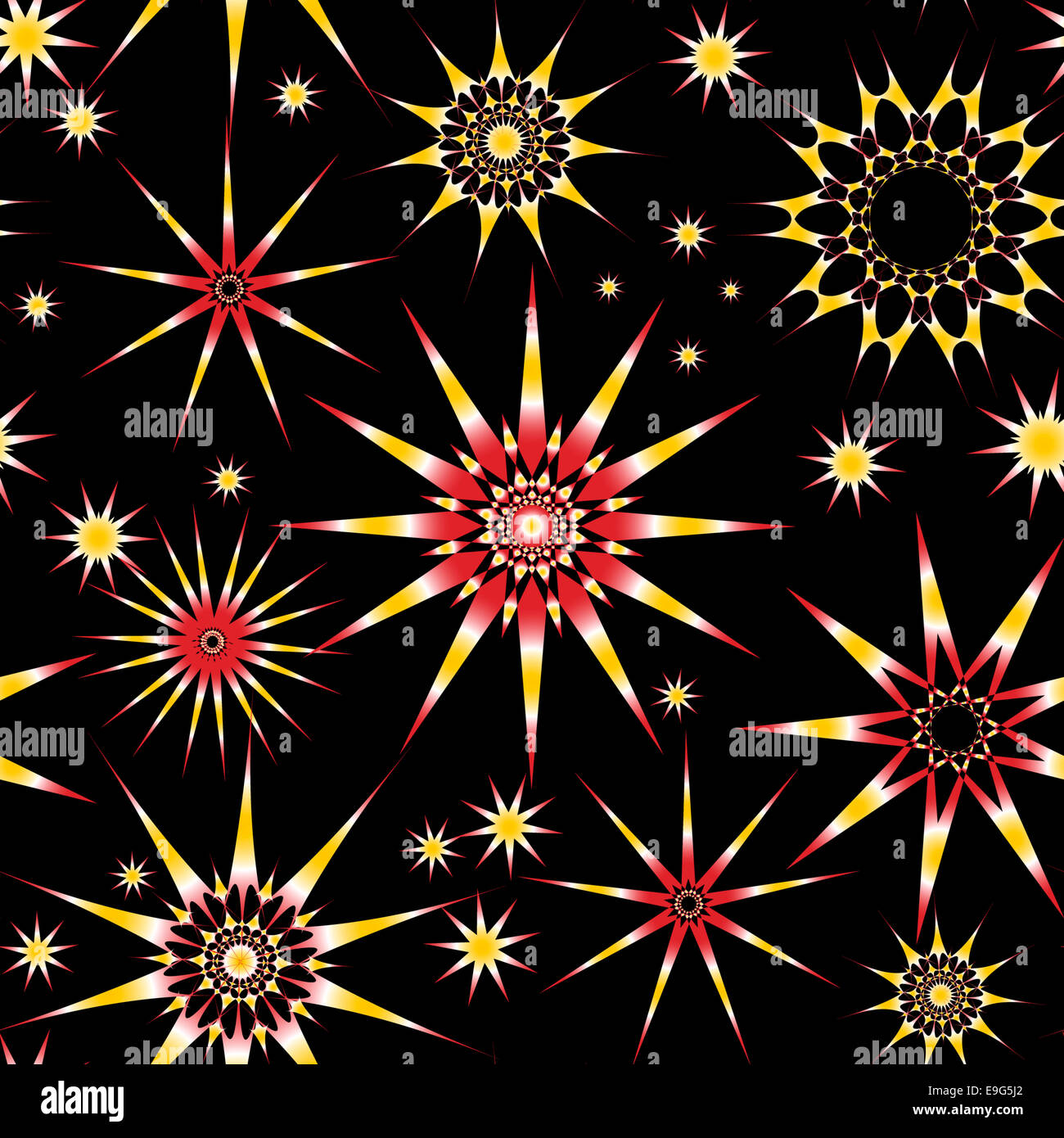 seamless pattern night sky Stock Photo - Alamy