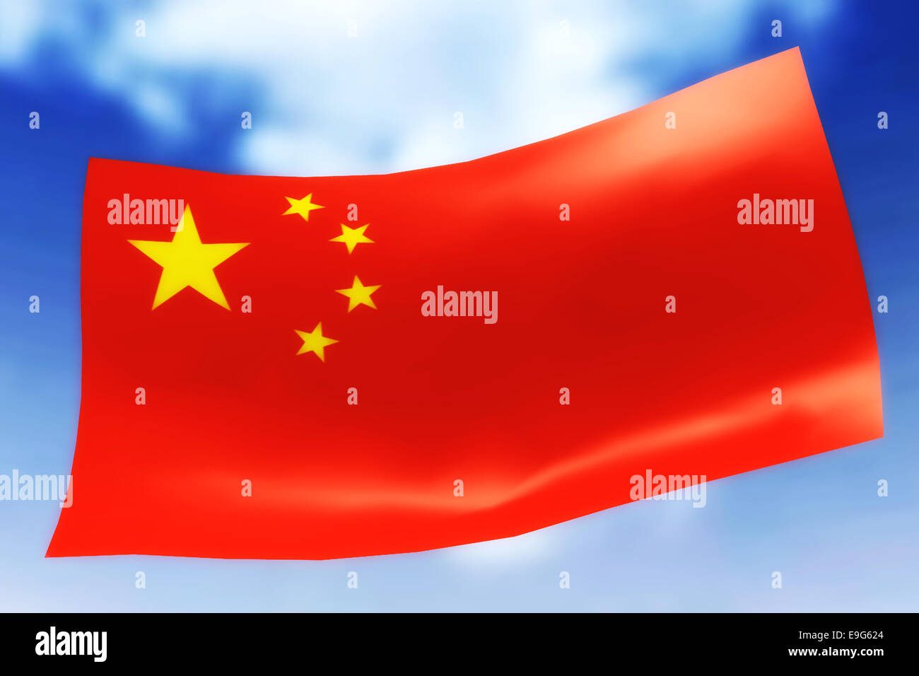 Colours of the chinese flag hi-res stock photography and images - Alamy