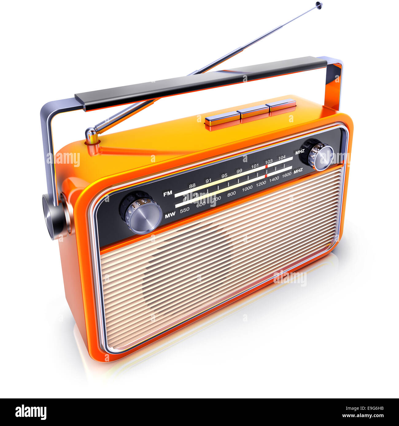 Listen on radio Cut Out Stock Images & Pictures - Alamy