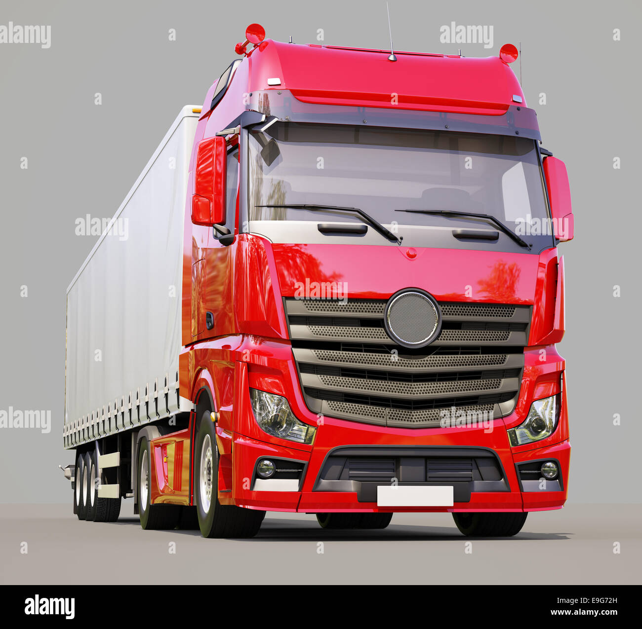 Loading semi truck hi-res stock photography and images - Alamy