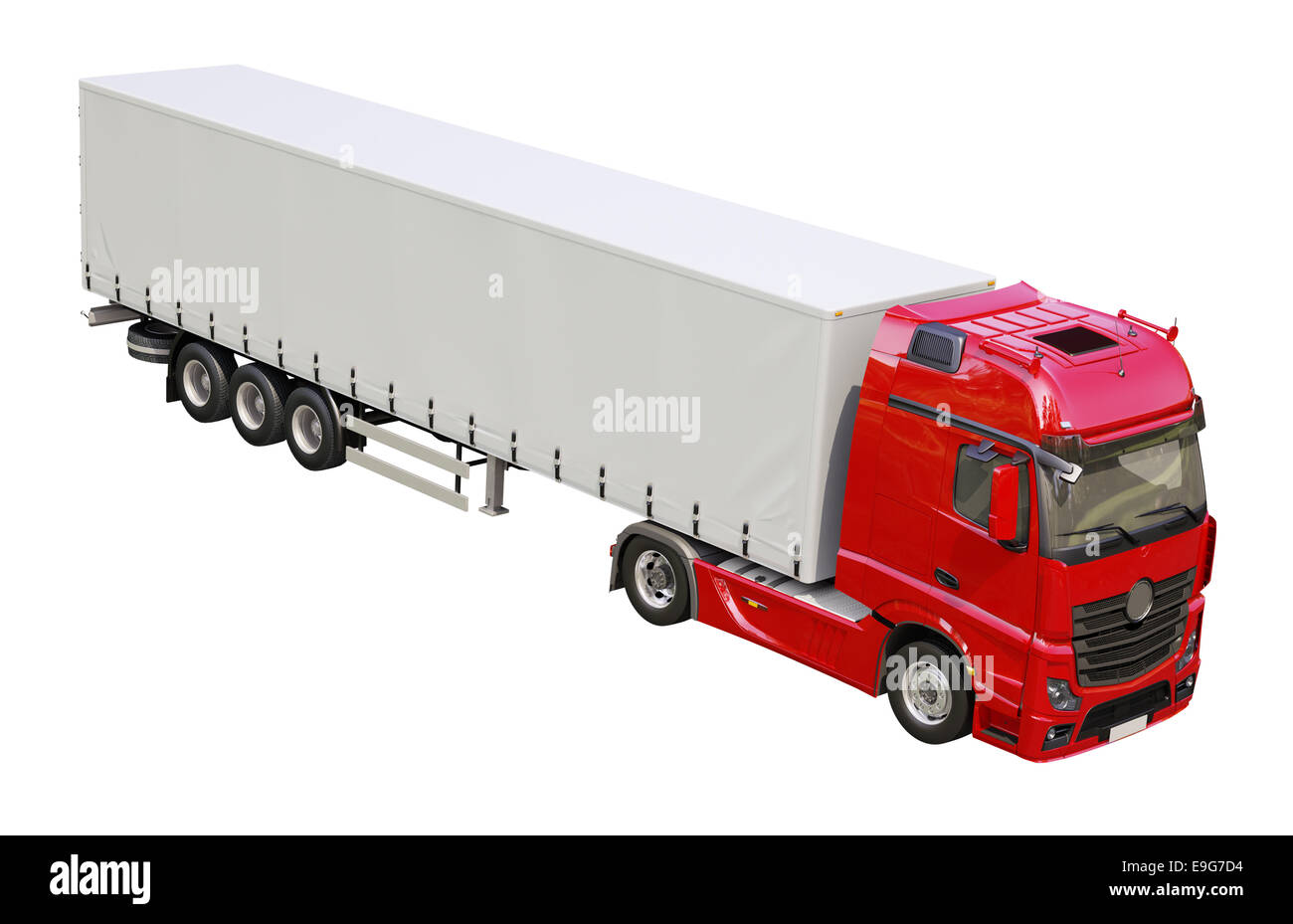 Daf truck trailer Cut Out Stock Images & Pictures - Alamy