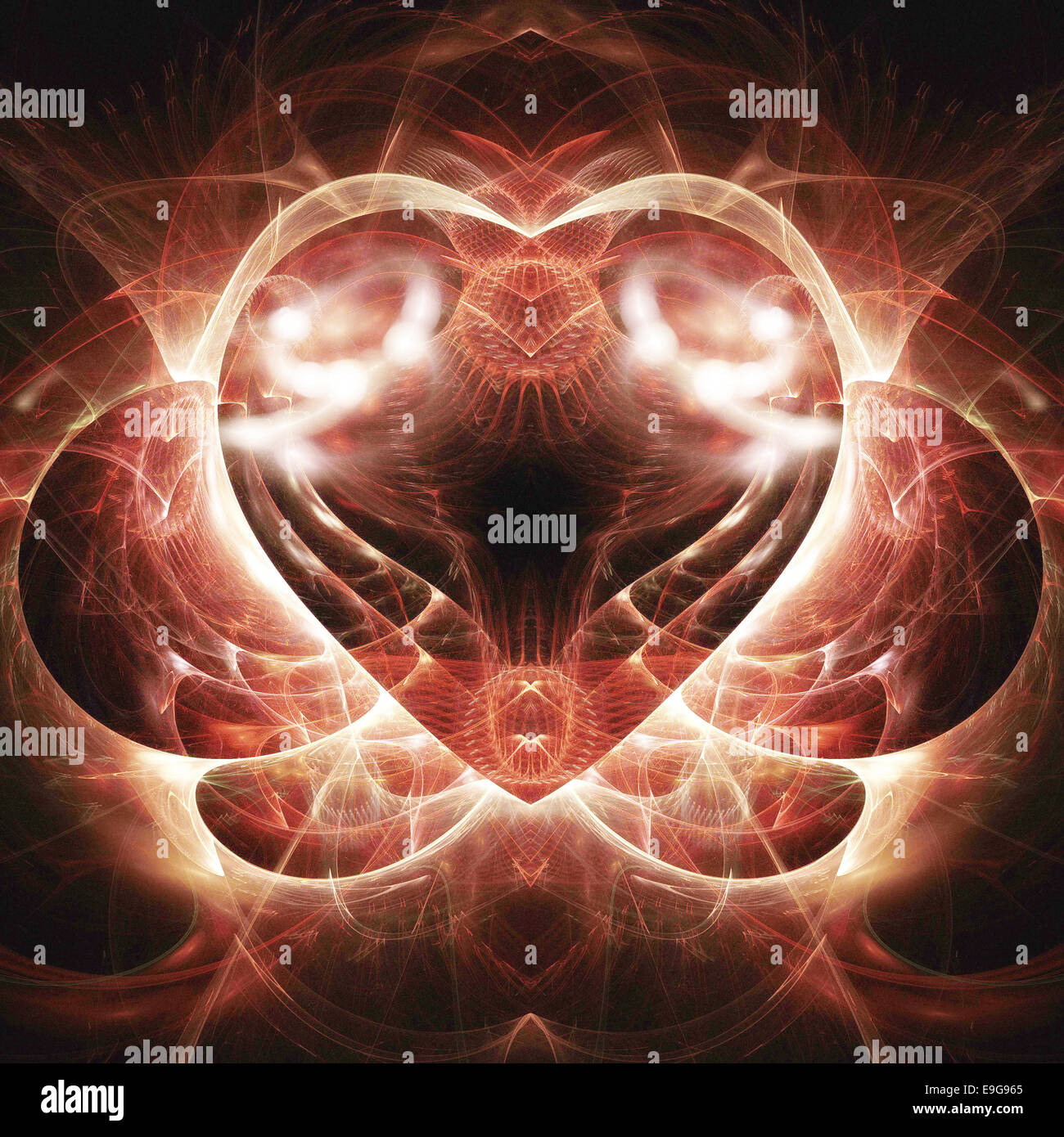 Fractals heart hi-res stock photography and images - Alamy