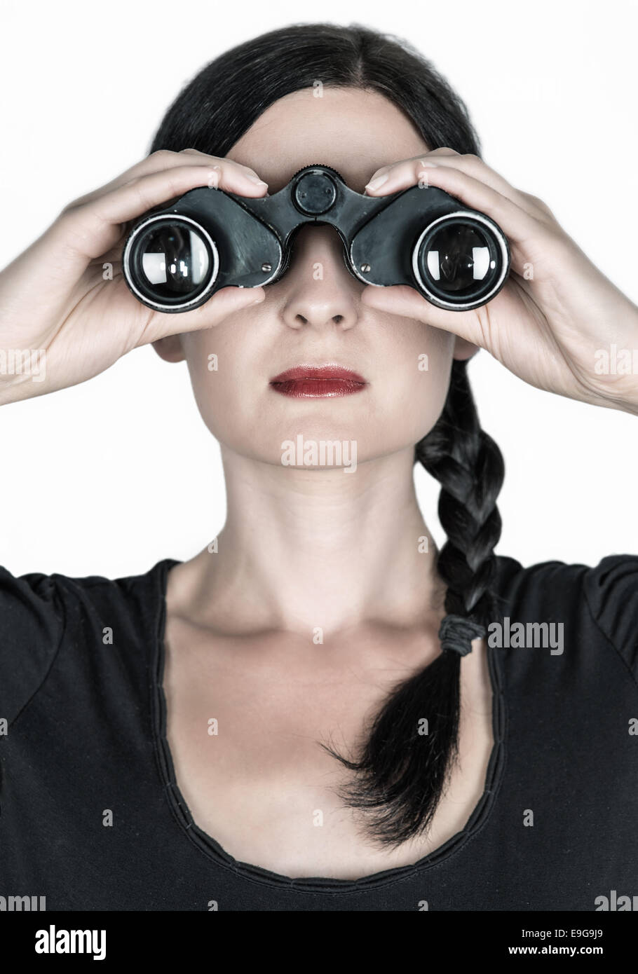 Spy girl hi-res stock photography and images - Alamy