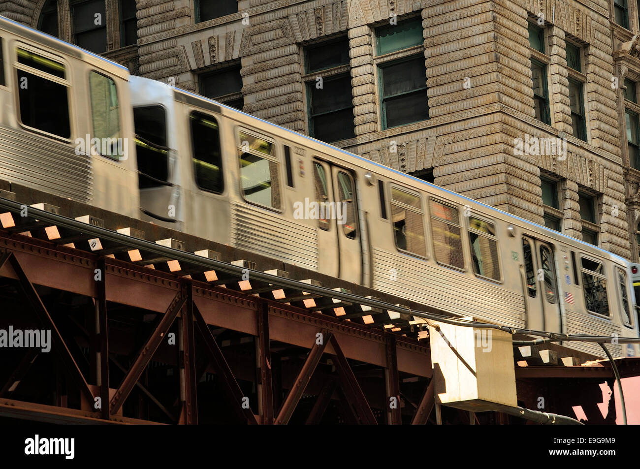 Chicago train car hi-res stock photography and images - Alamy