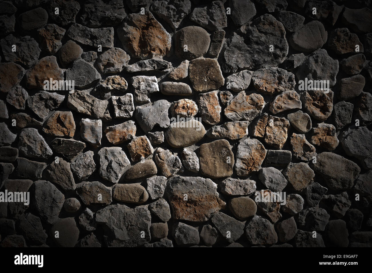 Vintage stone wall Stock Photo - Alamy