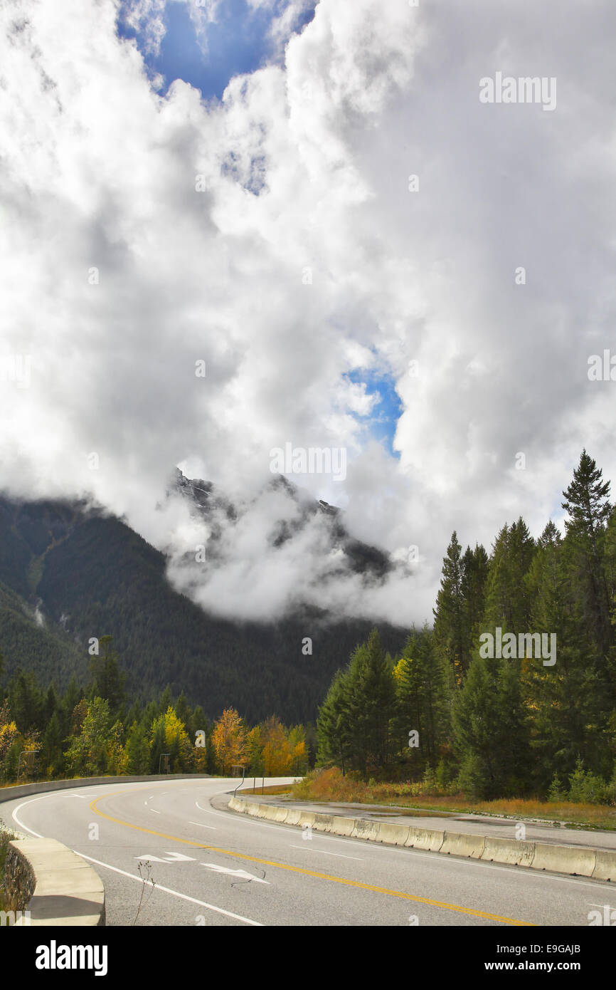 Clouds above road Stock Photo - Alamy