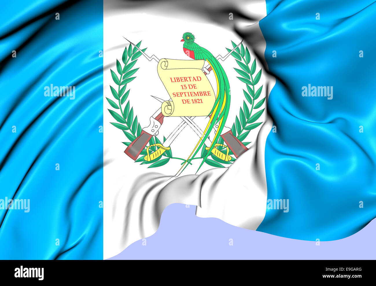 Flag of Guatemala Stock Photo - Alamy