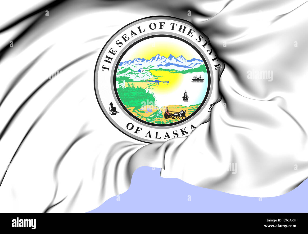 State Seal of Alaska Stock Photo - Alamy
