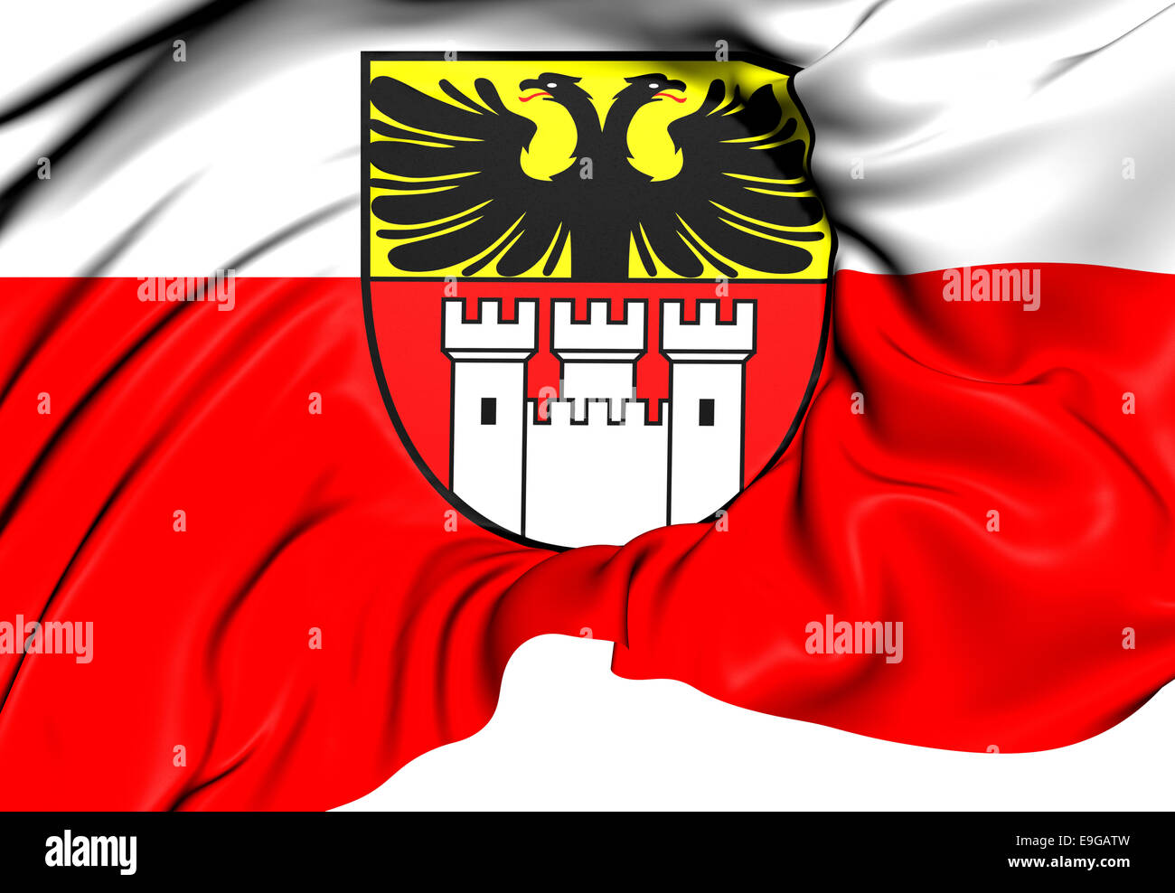 Flag of Duisburg Stock Photo - Alamy