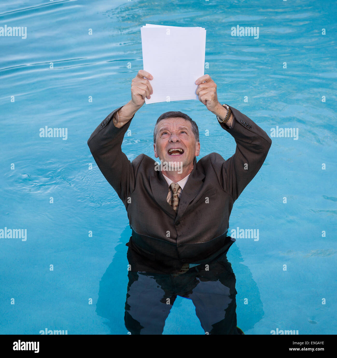 Senior Swimming Pool Underwater High Resolution Stock Photography and ...