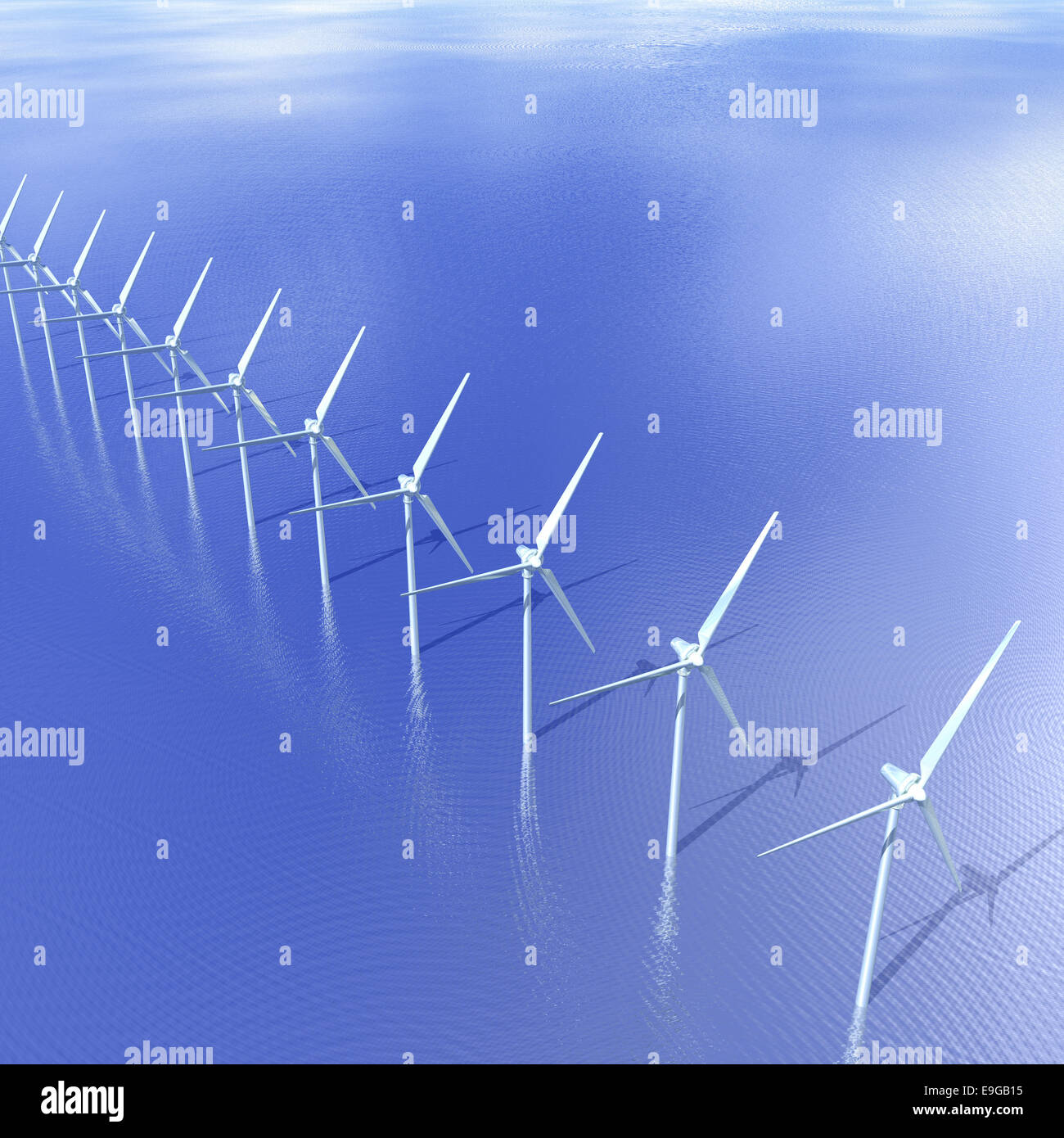 Offshore Wind Turbines Stock Photo - Alamy