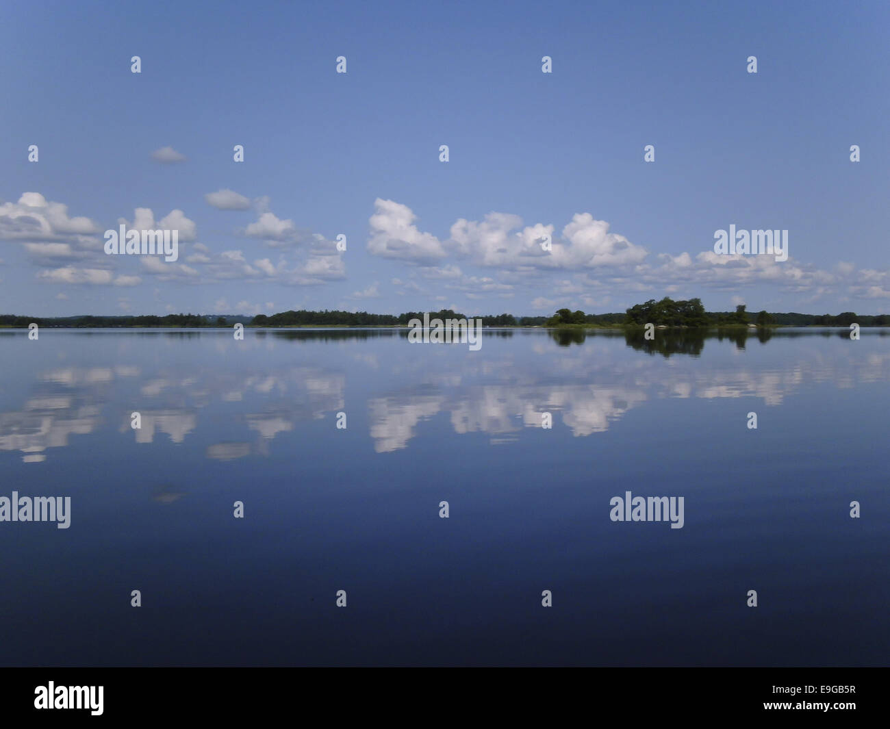 Lake Asnen in Sweden Stock Photo - Alamy