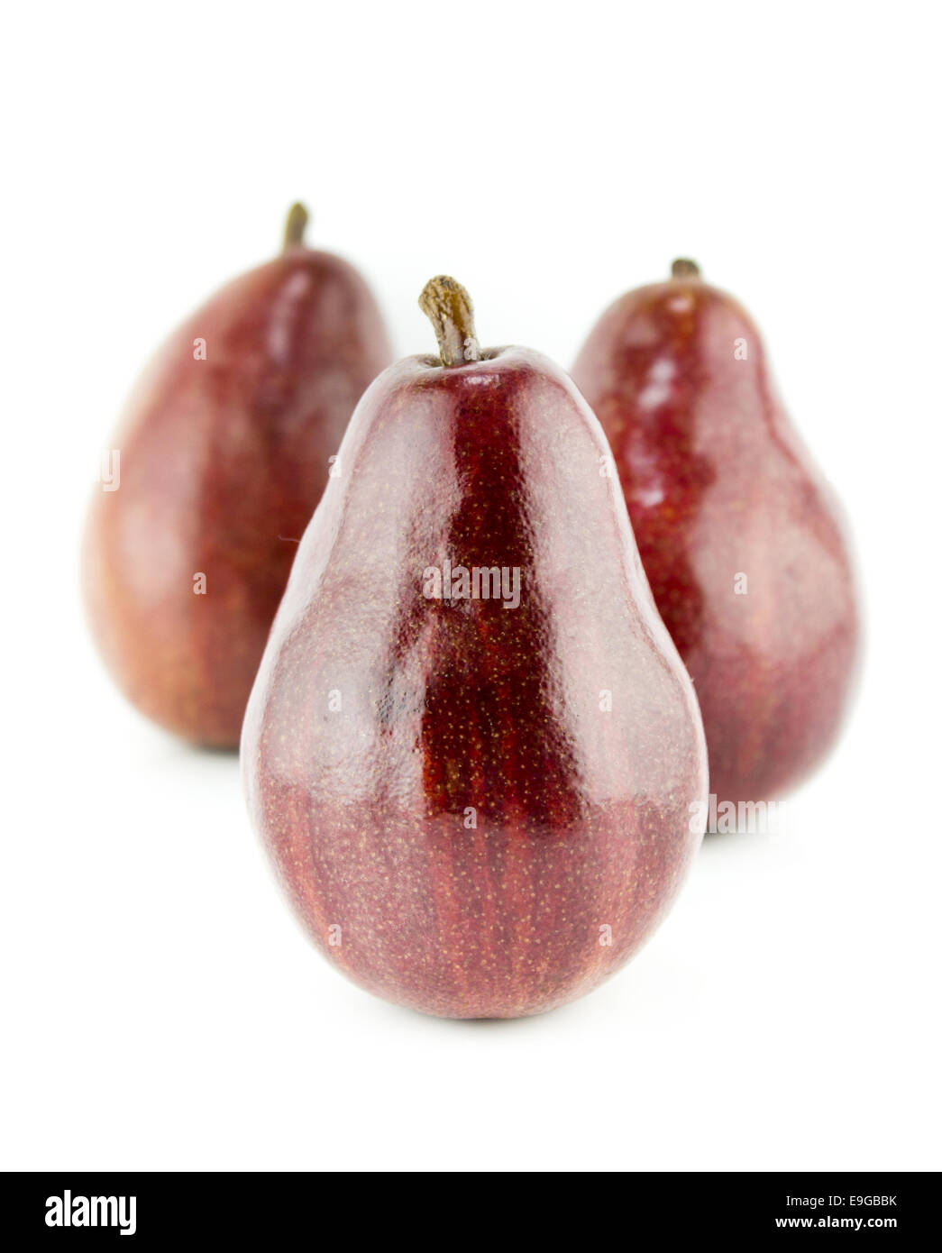 Fresh Red Pears Stock Photo - Alamy