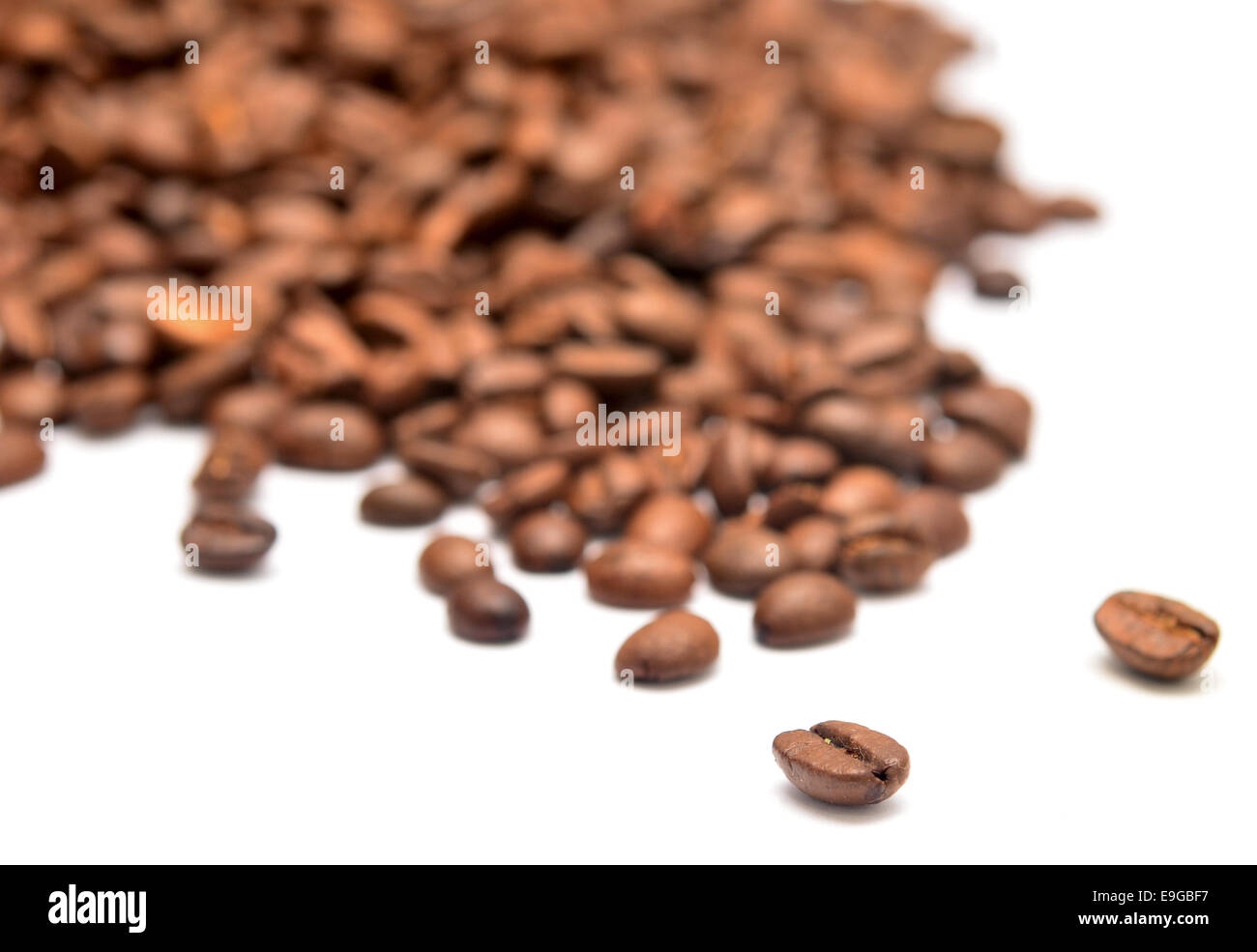 Close up fresh coffee beans hi-res stock photography and images - Alamy