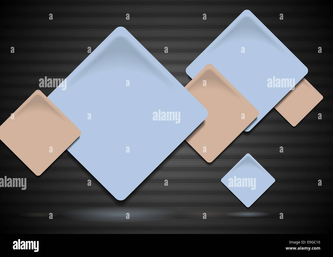 Abstract modern background. Squares on the dark ba Stock Photo - Alamy