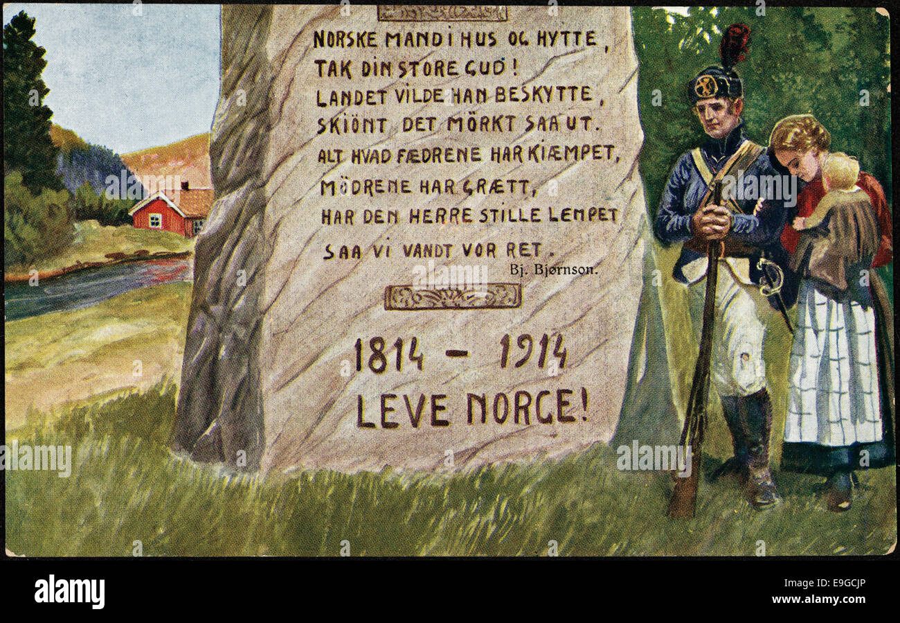 1814-1914 Leve Norge! Stock Photo - Alamy