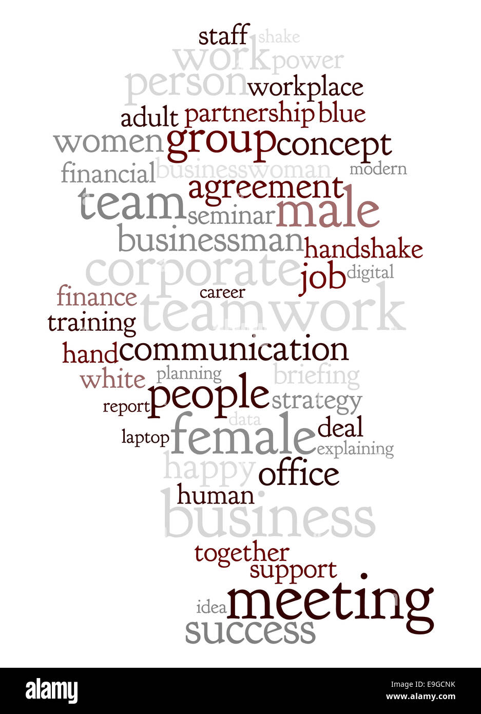 Business text cloud Stock Photo - Alamy