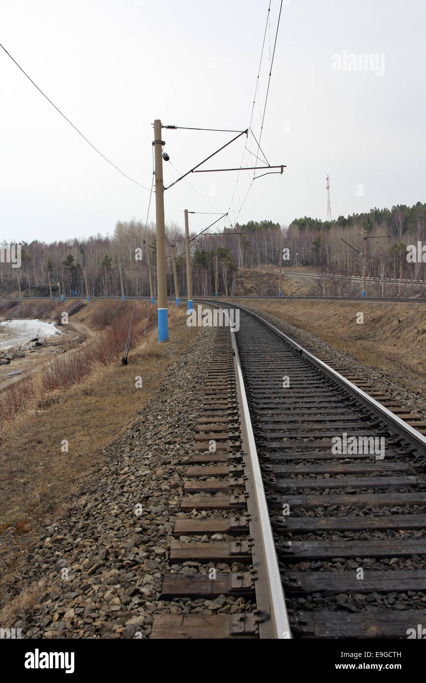 Train leaving background hi-res stock photography and images - Alamy