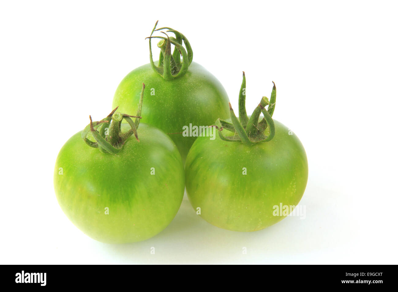 Green tomatoes, small fruit varieties that mature Stock Photo - Alamy