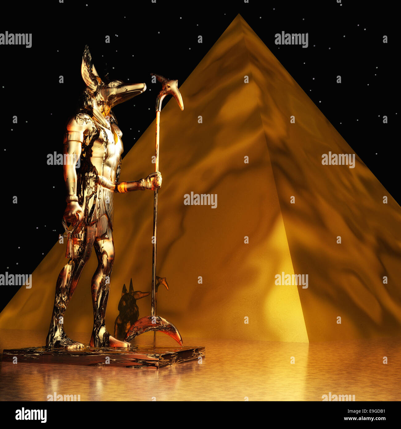 Gott anubis hi-res stock photography and images - Alamy