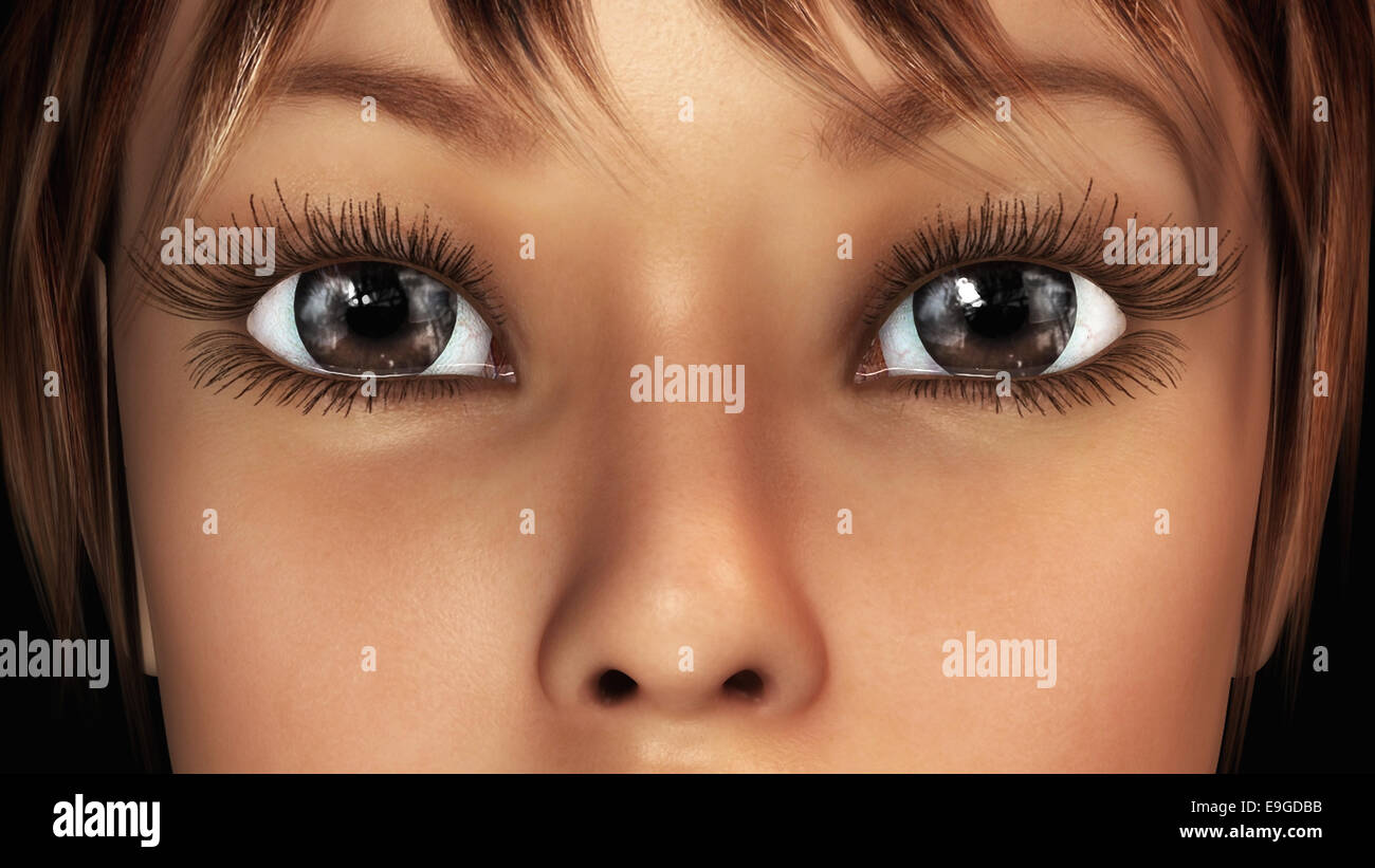 Digital face hi-res stock photography and images - Alamy