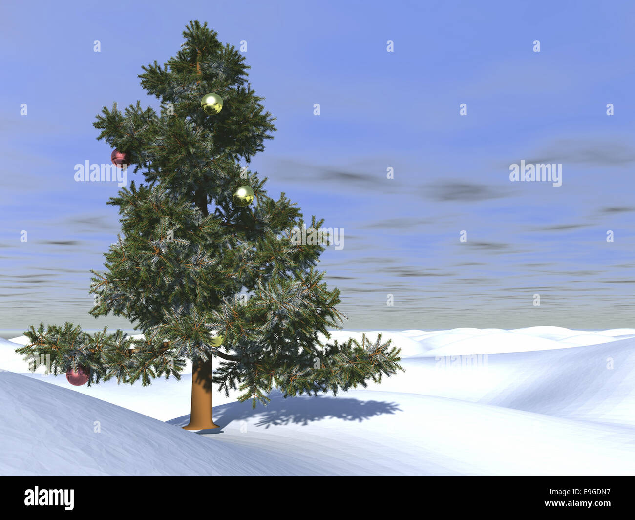 Christbaum illustration hi-res stock photography and images - Alamy