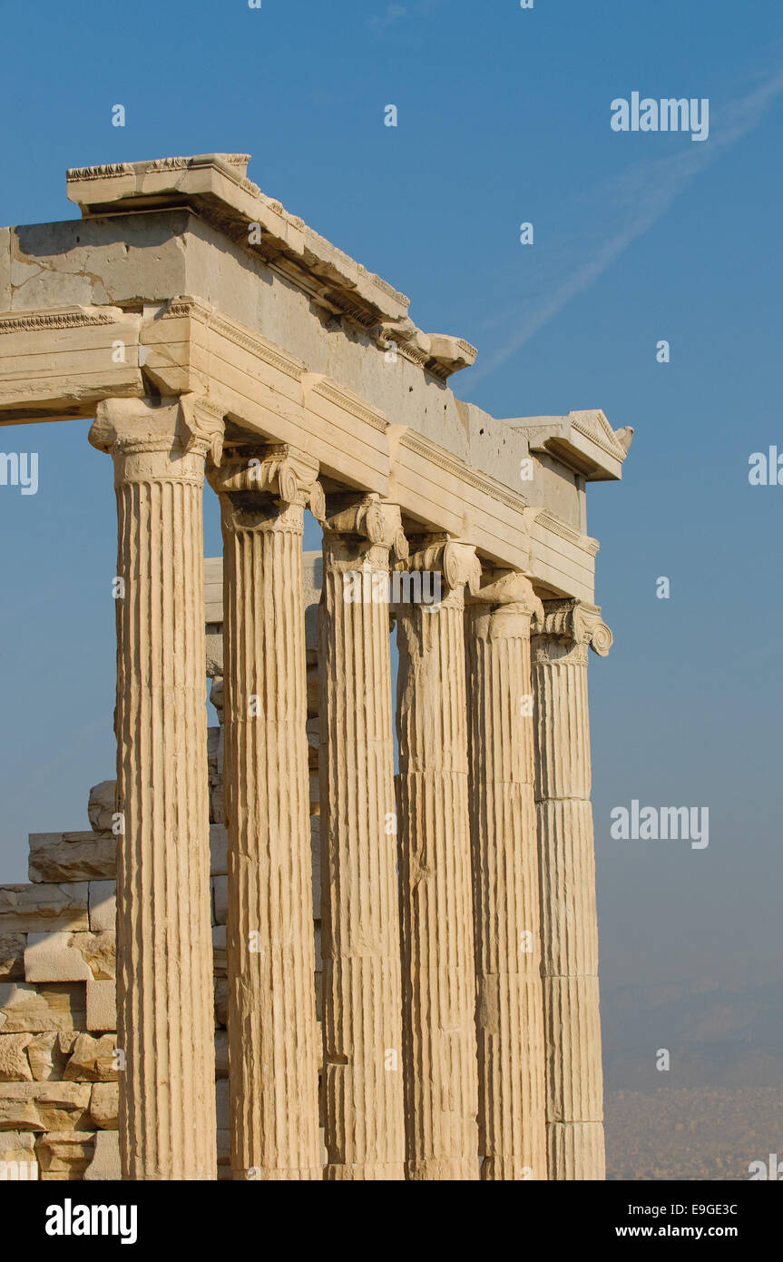 greek columns, acropolis, athens Stock Photo - Alamy