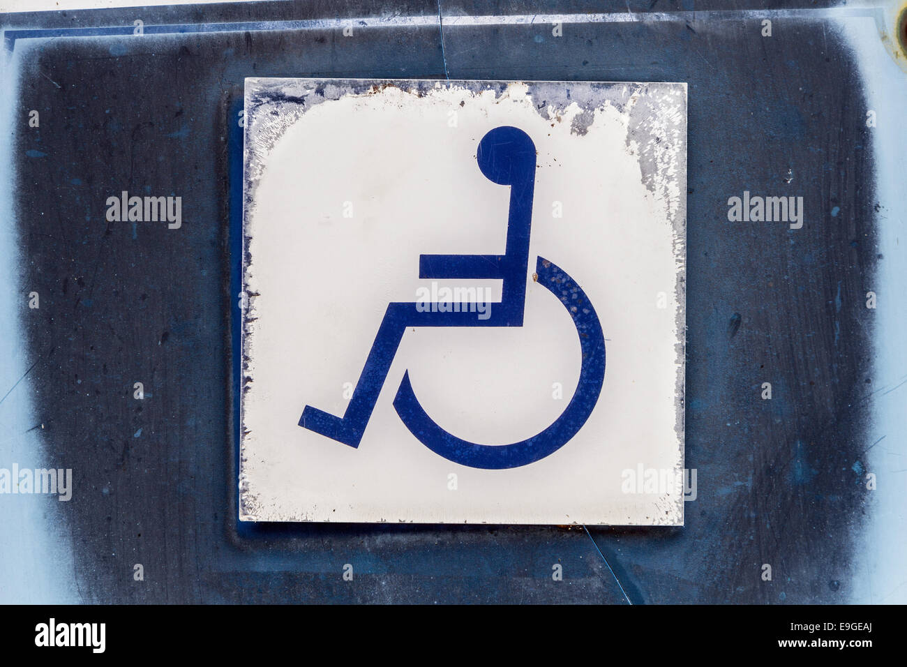sign for wheelchair users Stock Photo - Alamy