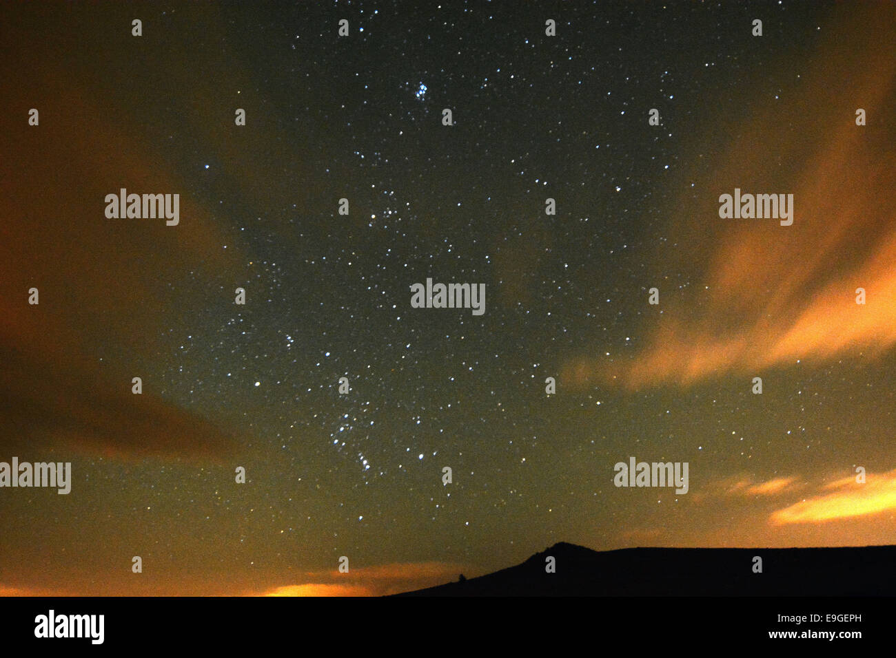 The night sky over Dartmoor,Devon UK Stock Photo - Alamy