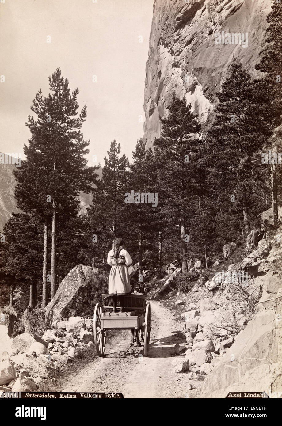 This image shows the picturesque Setesdal Valley, located between Valle ...