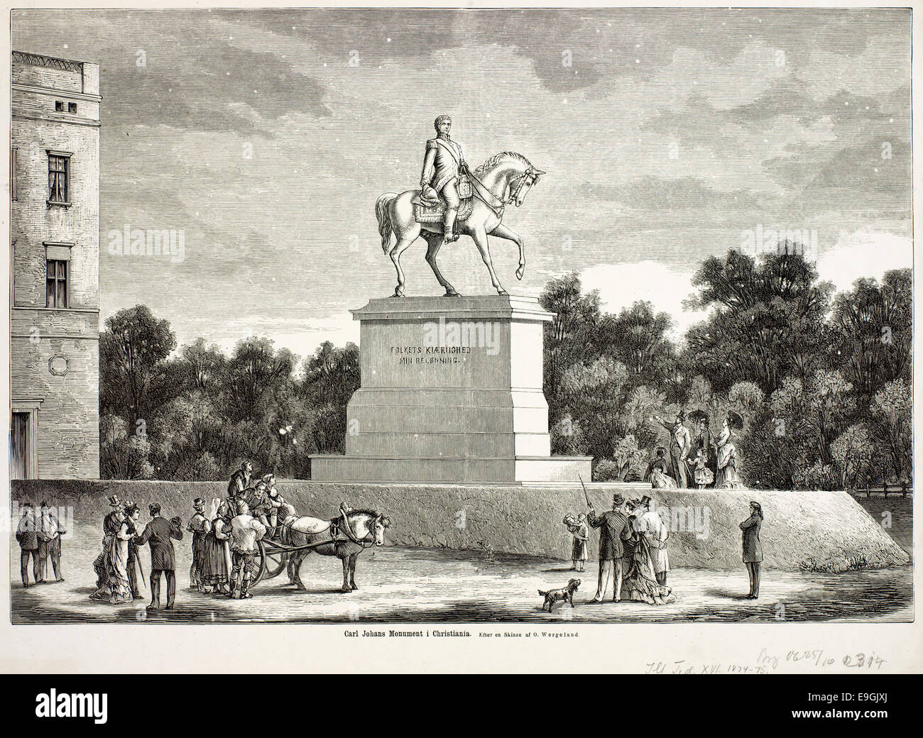 Statue of king carl johan oslo hi-res stock photography and images - Alamy