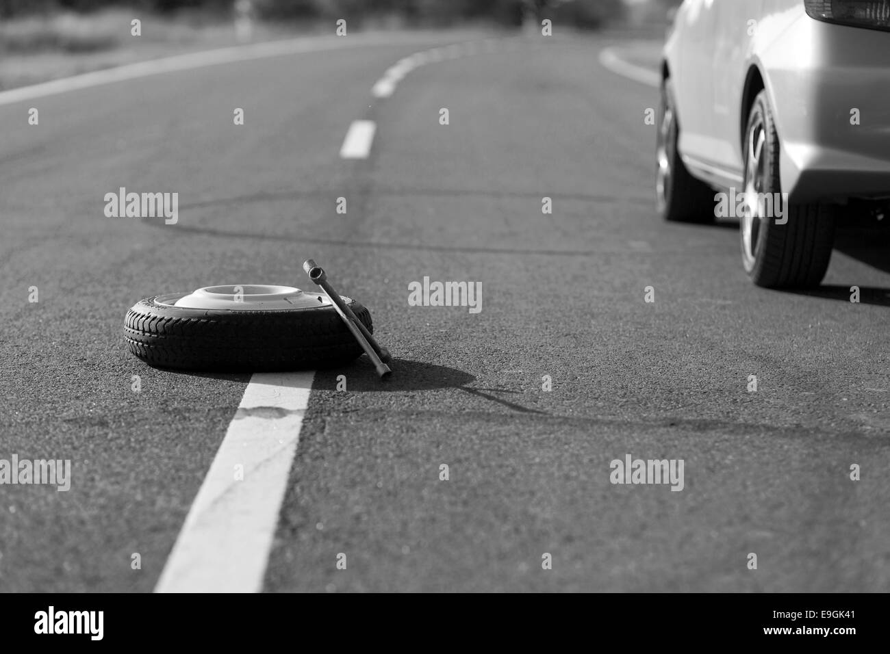 Accident assistance Black and White Stock Photos & Images - Alamy