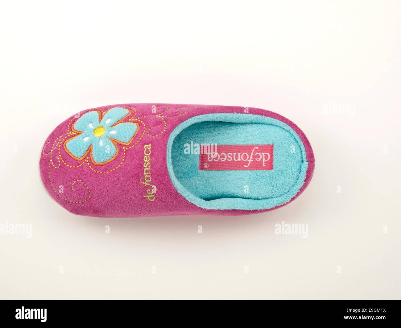 Pink woman's slipper Stock Photo - Alamy