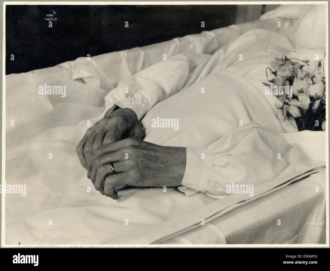 This posthumous photograph of composer Edvard Grieg was taken in ...