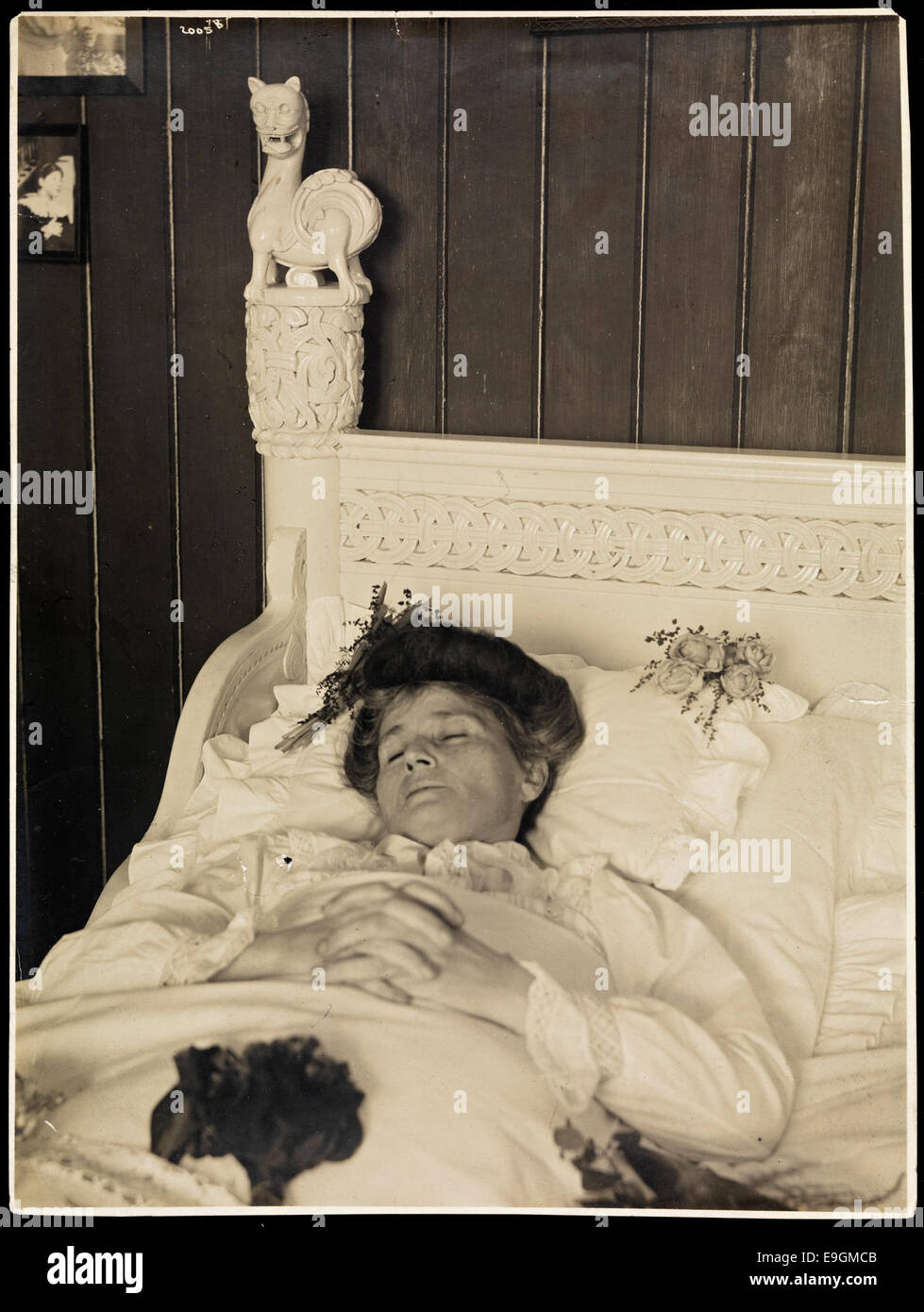 This photograph shows Eva Nansen (1858-1907), the wife of explorer ...