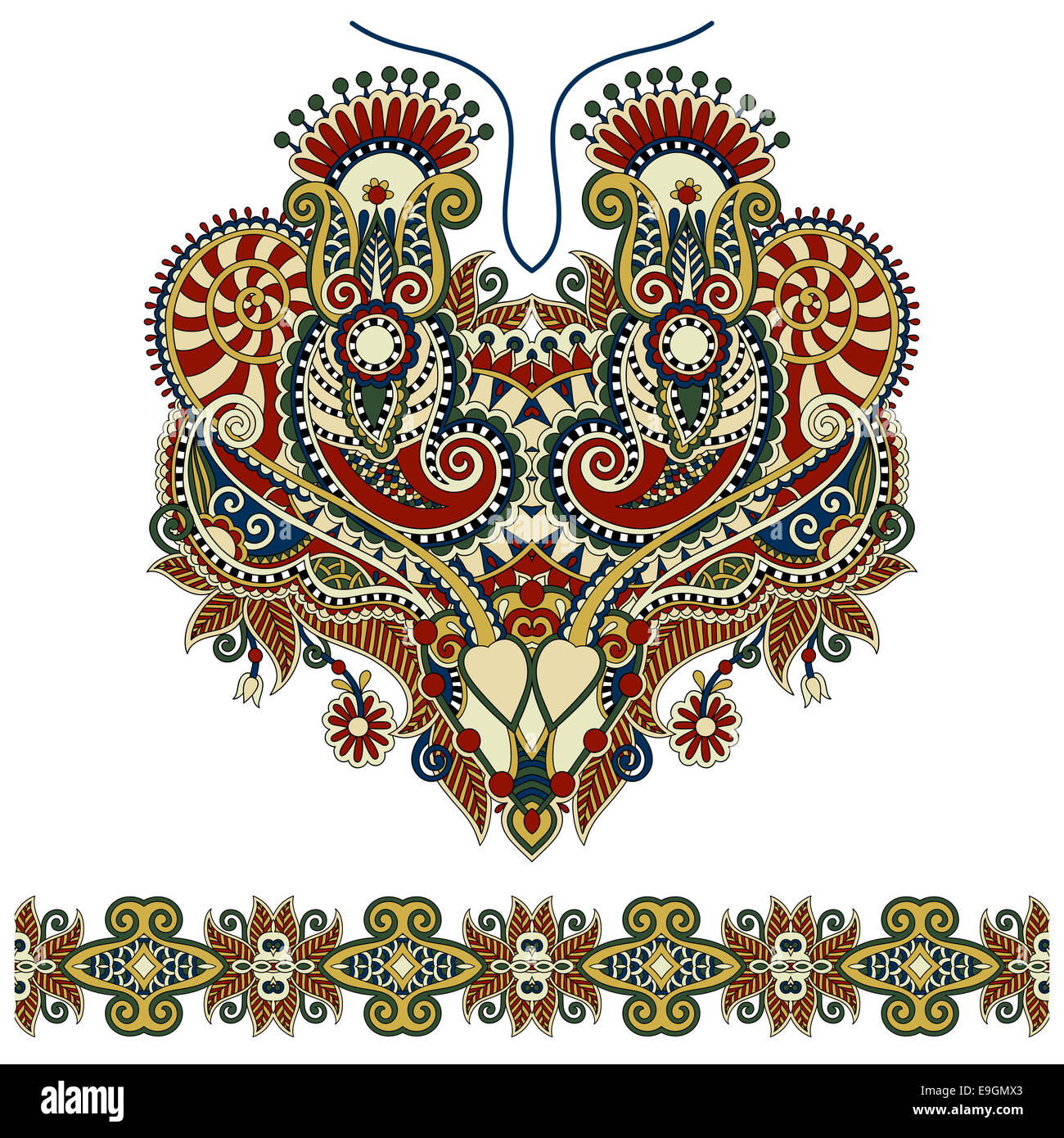 Paisley detail Cut Out Stock Images & Pictures - Alamy