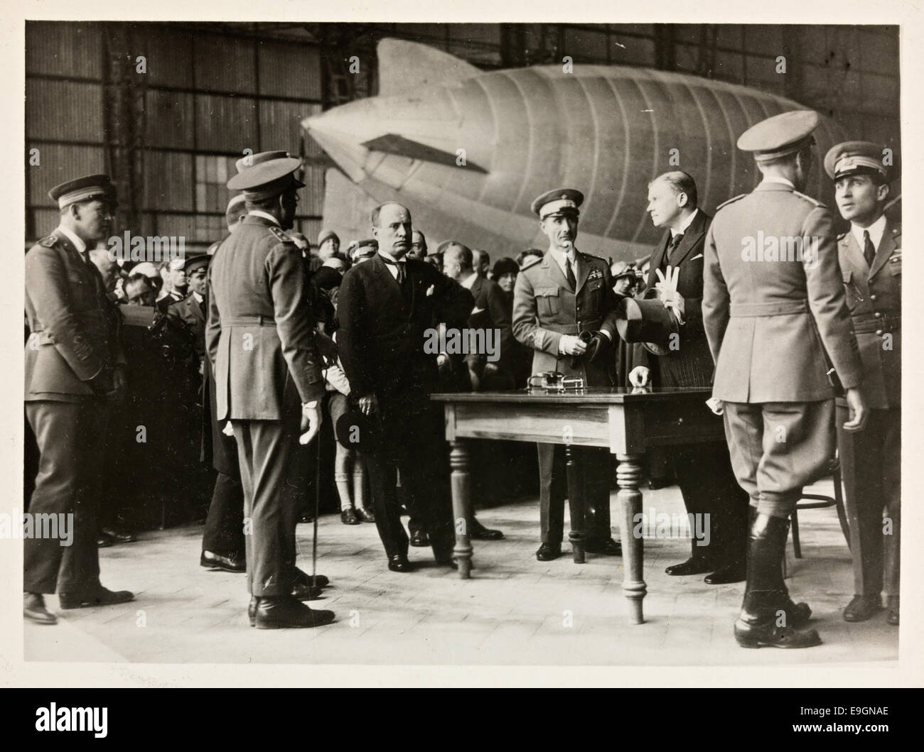 Vintage photo of benito mussolini hi-res stock photography and images ...