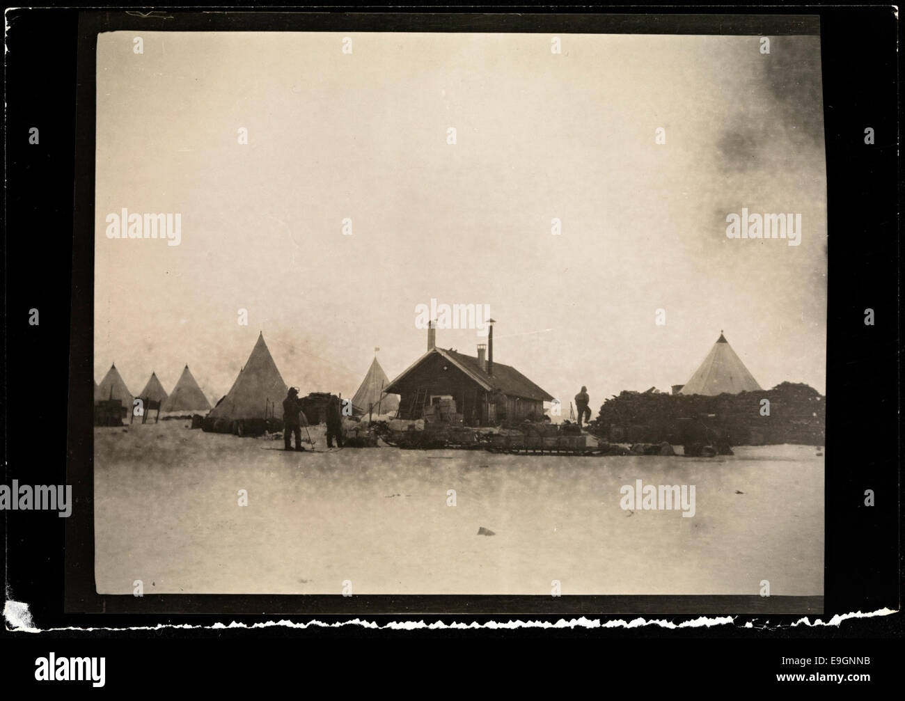 Photograph of Framheim, the base camp of Roald Amundsen’s South Pole ...