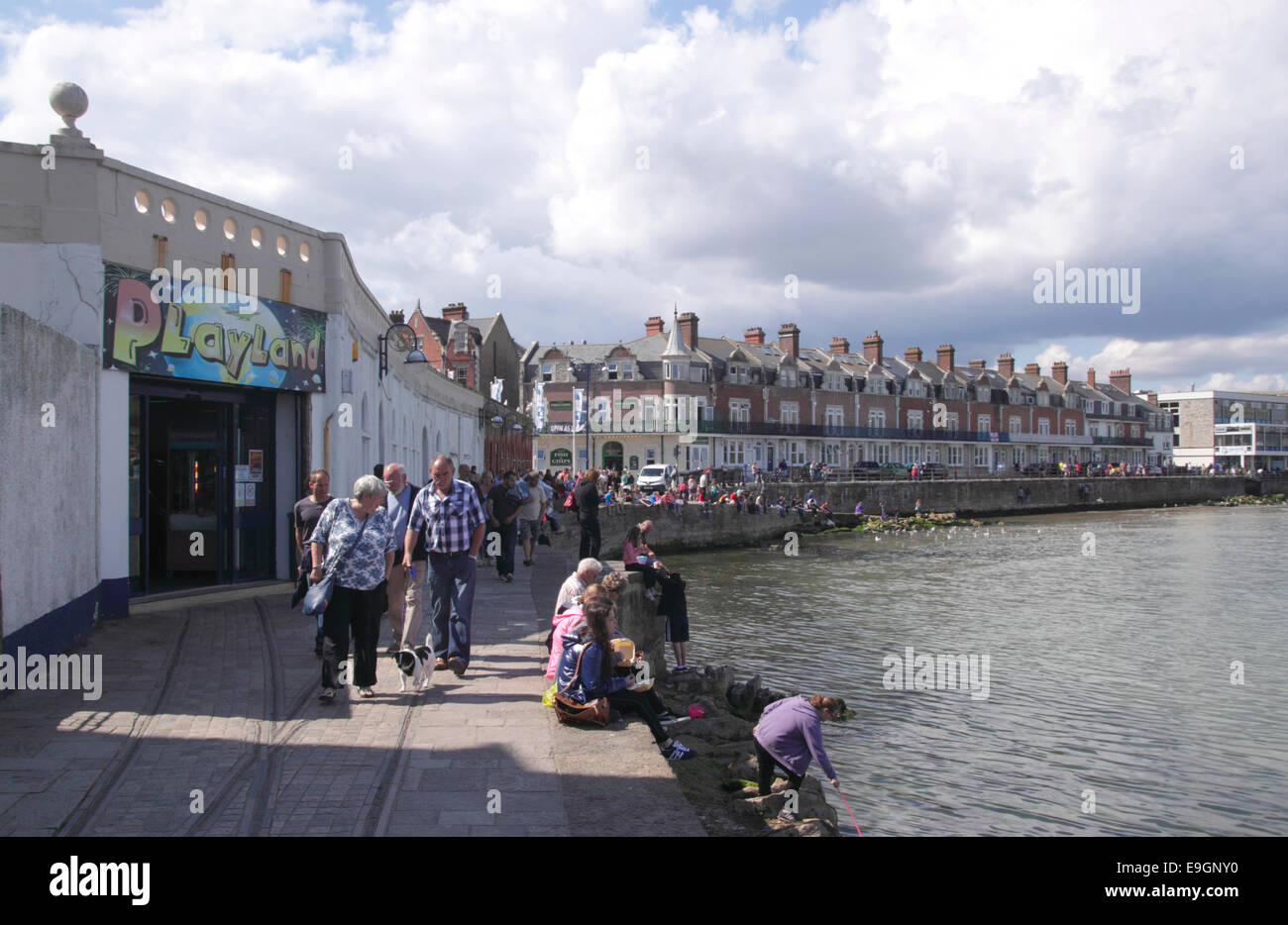 Waterfront at Swanage Dorset England Stock Photo - Alamy